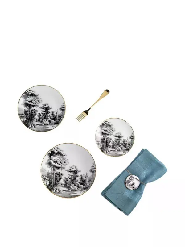 SIMONE GUIDARELLI HOME Imperial Garden Plate Set