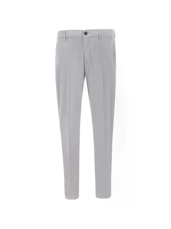 Eleventy Pressed-crease Trousers - Grey