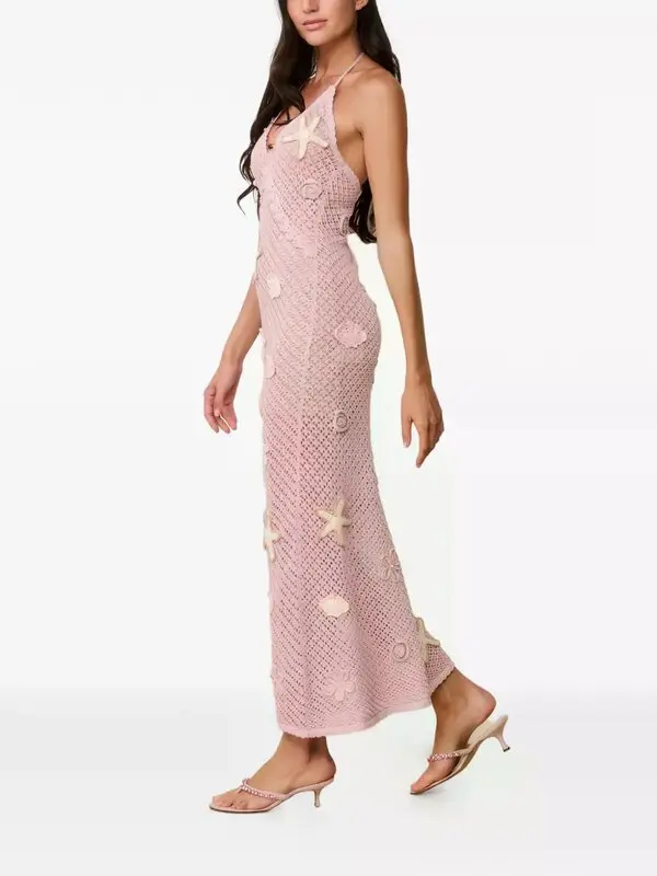 LoveShackFancy Macie Maxi Dress - Pink