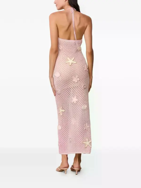 LoveShackFancy Macie Maxi Dress - Pink