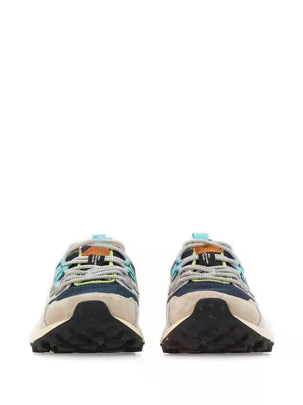 FLOWER MOUNTAIN Yamano3 Suede-inserts Sneakers - Blue