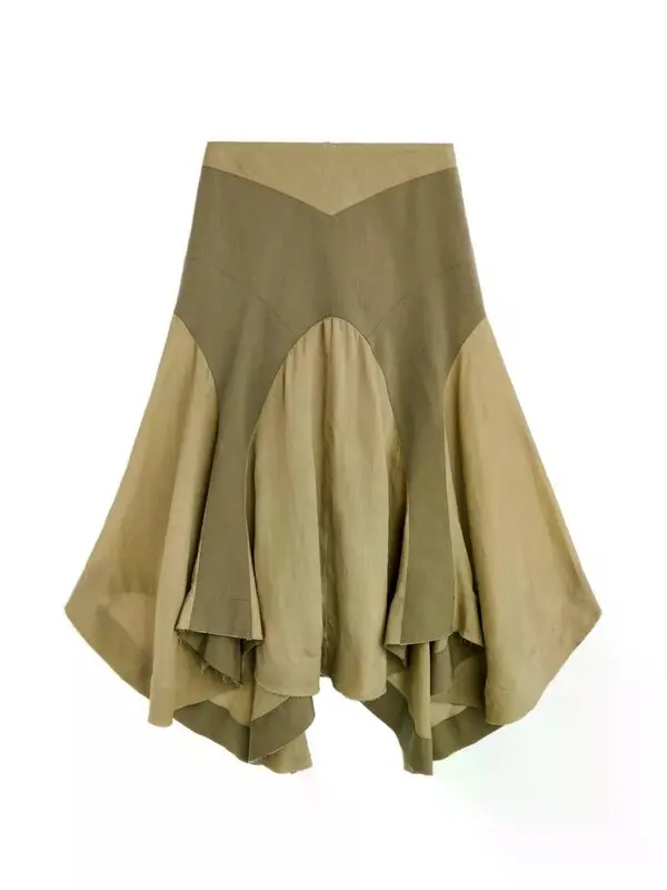 Our Legacy Petti Asymmetric Skirt - Green