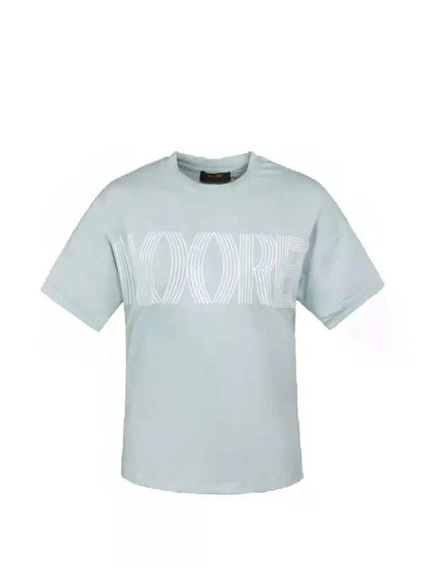 MOORER Printed T-shirt - Blue