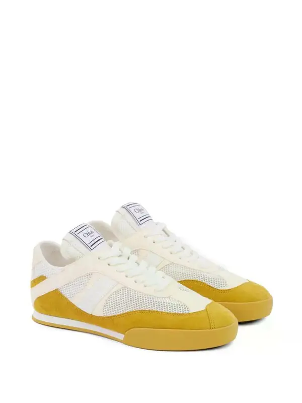 Chloé Mesh-paneled Sneakers - Neutrals