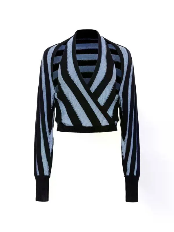 Hellessy Hellesy Striped V-neck Sweater - Blue