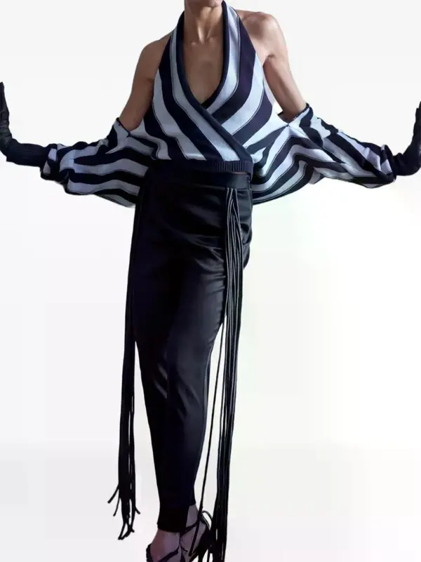 Hellessy Hellesy Striped V-neck Sweater