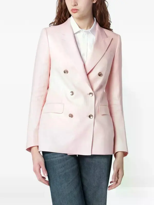 Tagliatore Button Double-breasted Blazer - Pink