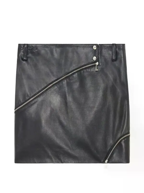 IRO PARIS Mini Skirt With Zip Detail - Black