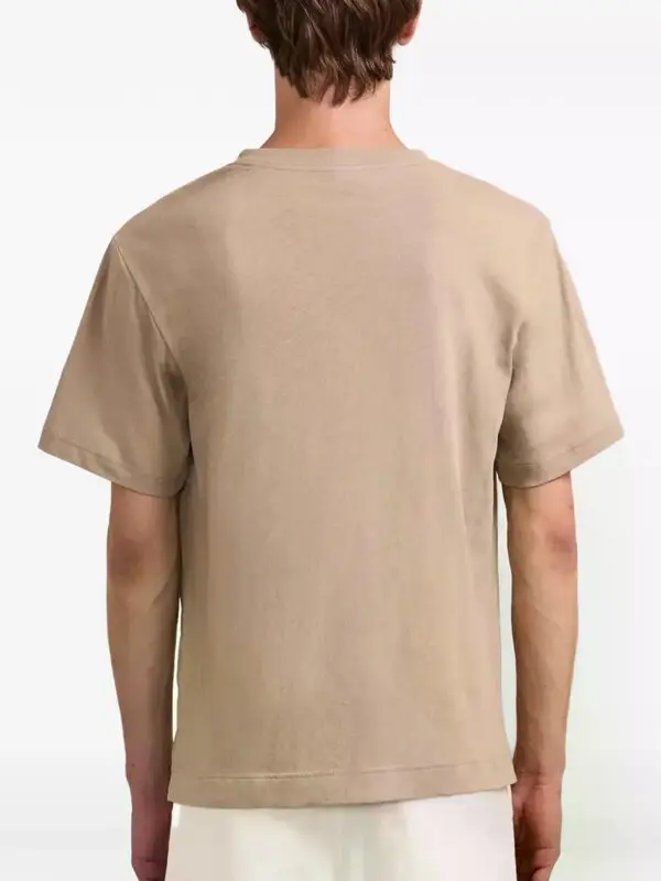 Frescobol Carioca Dinis Crew-neck T-shirt - Neutrals