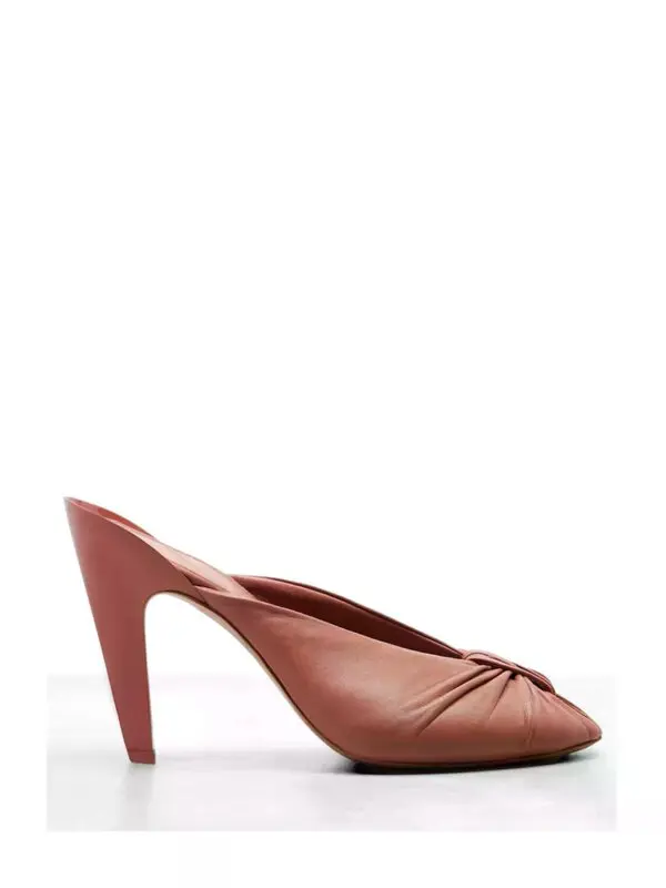Chloé Suzie Knotted Peep-toe Sandals - Pink
