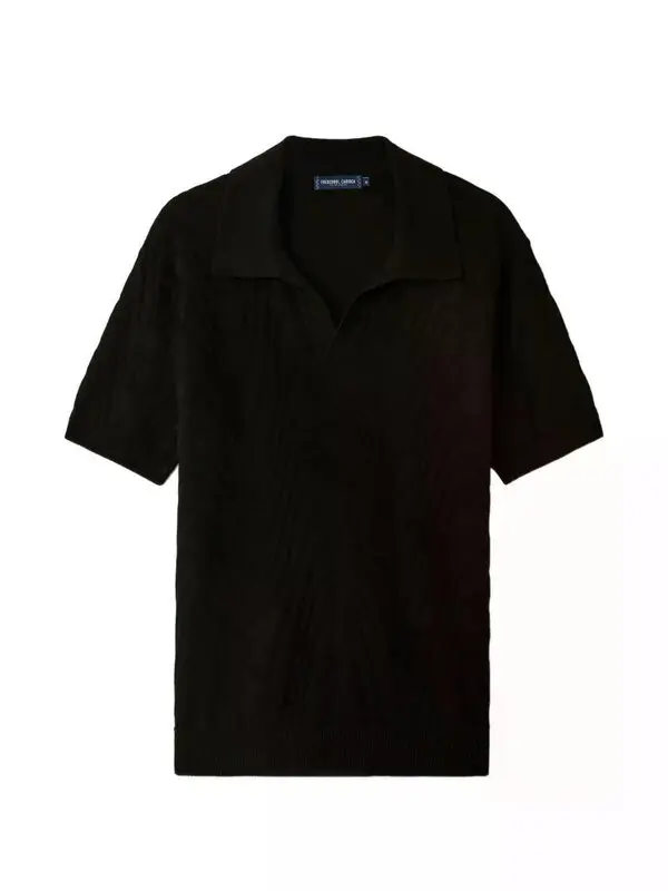 Frescobol Carioca Rino V-neck T-shirt - Black