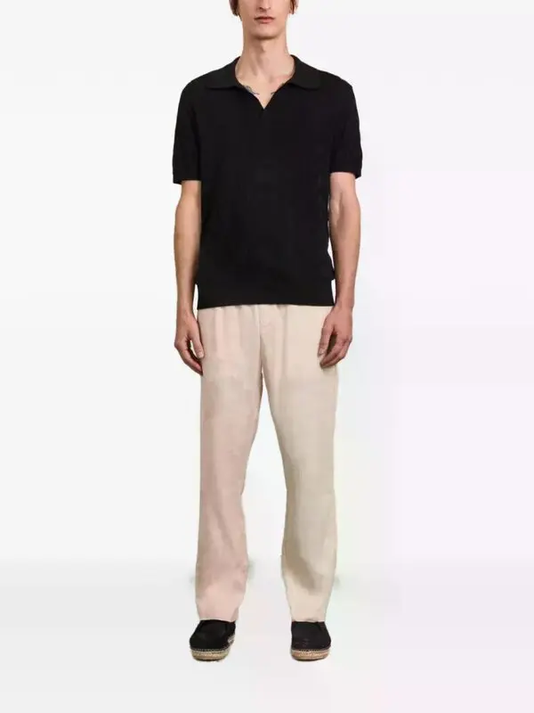 Frescobol Carioca Rino V-neck T-shirt - Black
