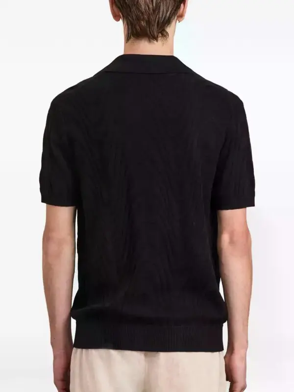 Frescobol Carioca Rino V-neck T-shirt - Black