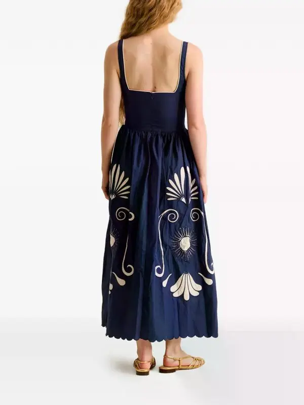 Carolina K Almara Embroidered Midi Dress