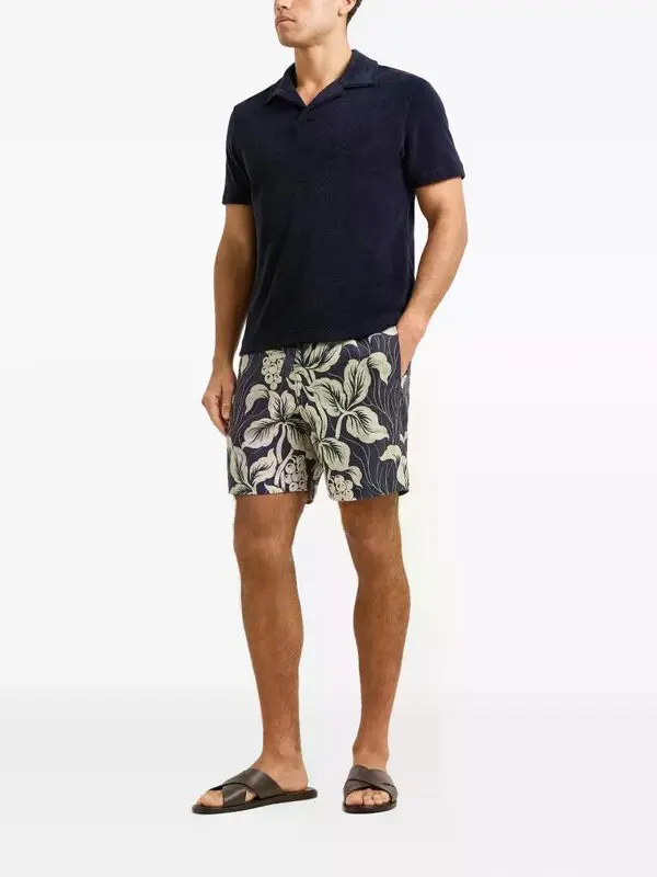 Orlebar Brown Floral Drawstring Shorts