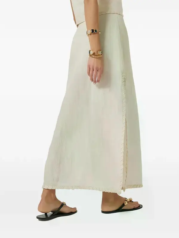 SCARLETT POPPIES Side-slit Maxi Skirt