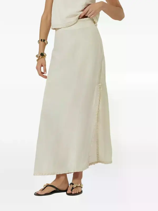 SCARLETT POPPIES Side-slit Maxi Skirt