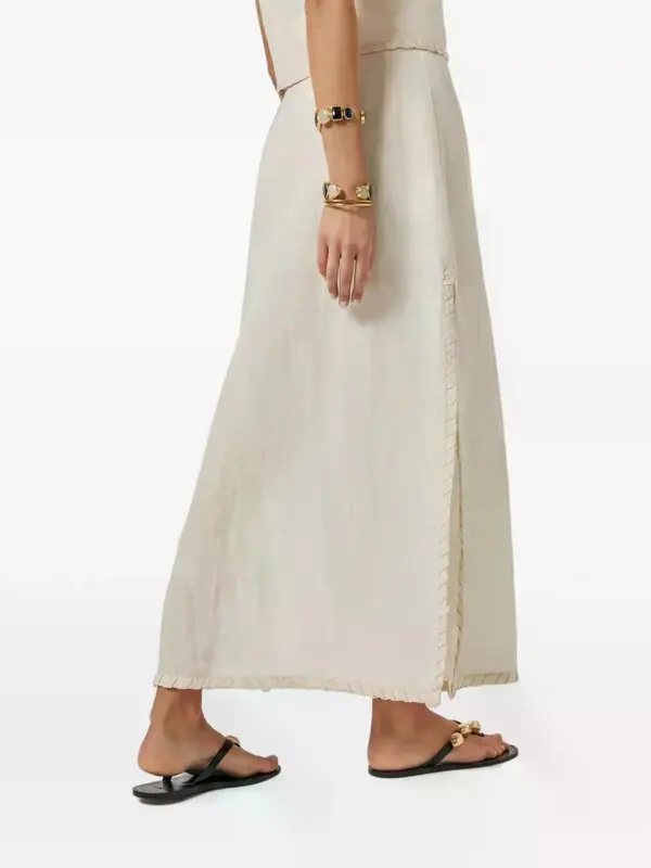 SCARLETT POPPIES Lennie Side-slit Maxi Skirt