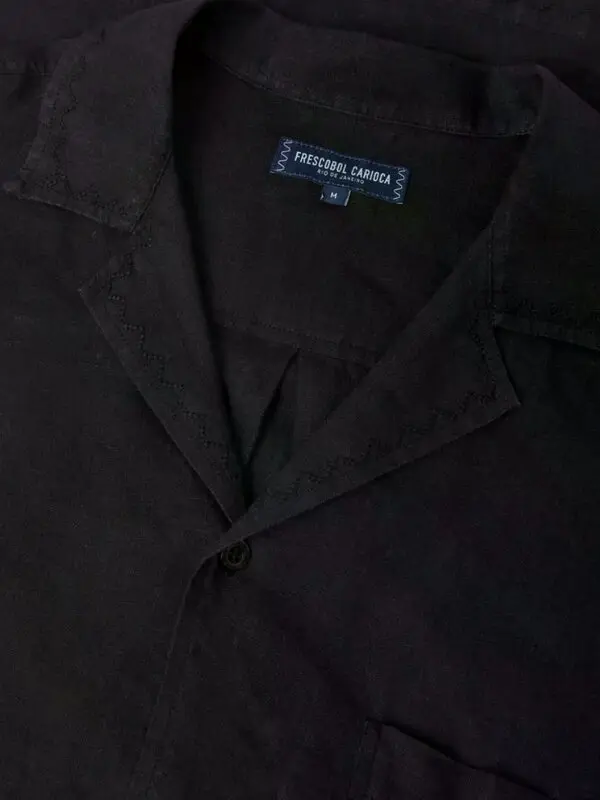 Frescobol Carioca Alves Embroidered Pocket Shirt