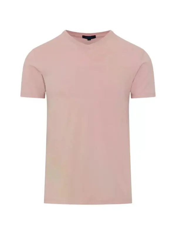 PATRICK ASSARAF V-neck T-shirt - Pink