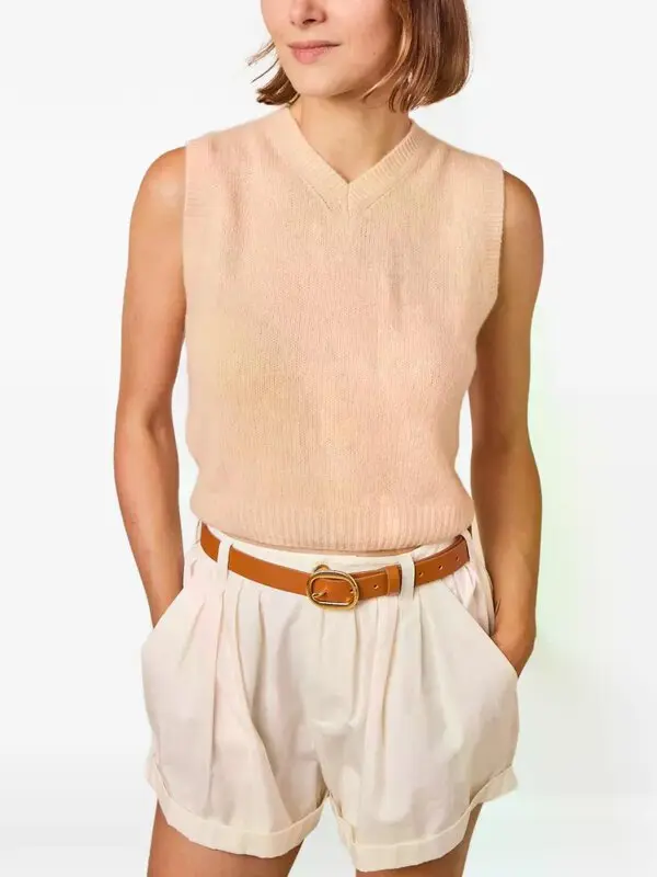 DÔEN V-neck Vest - Neutrals