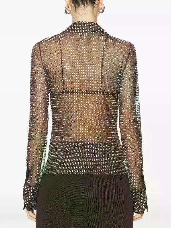 Monse Embellished Shirt - Brown