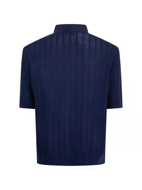 BALLANTYNE Openwork Knitted Shirt