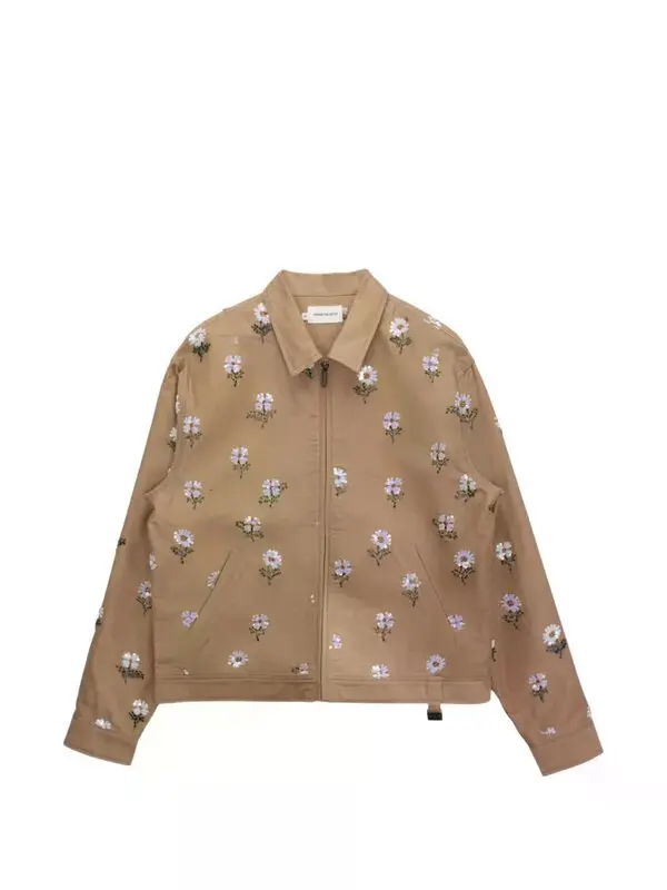 HONOR THE GIFT Beaded Flower Jacket - Neutrals