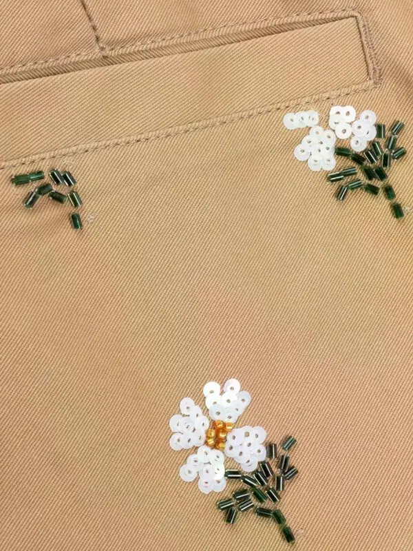 HONOR THE GIFT Beaded Flower Trousers