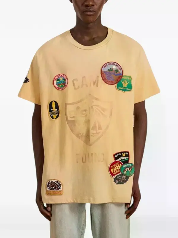 FOUND Embroidered Patches T-shirt