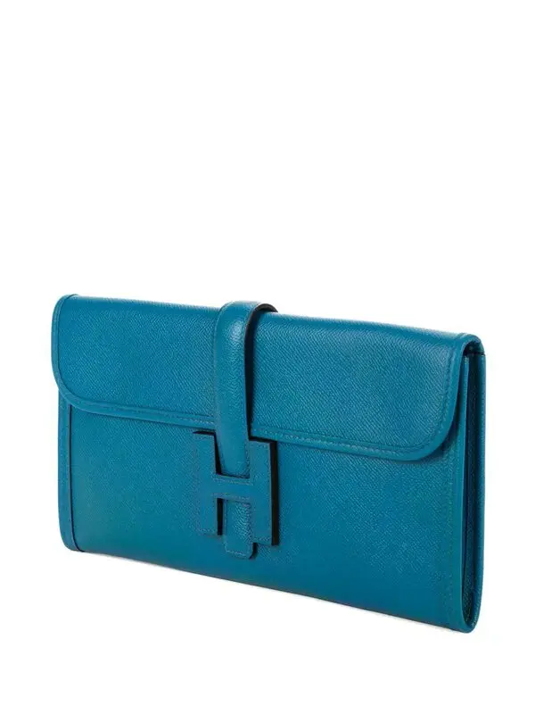 Hermès Jige Elan 29 Clutch - Blue
