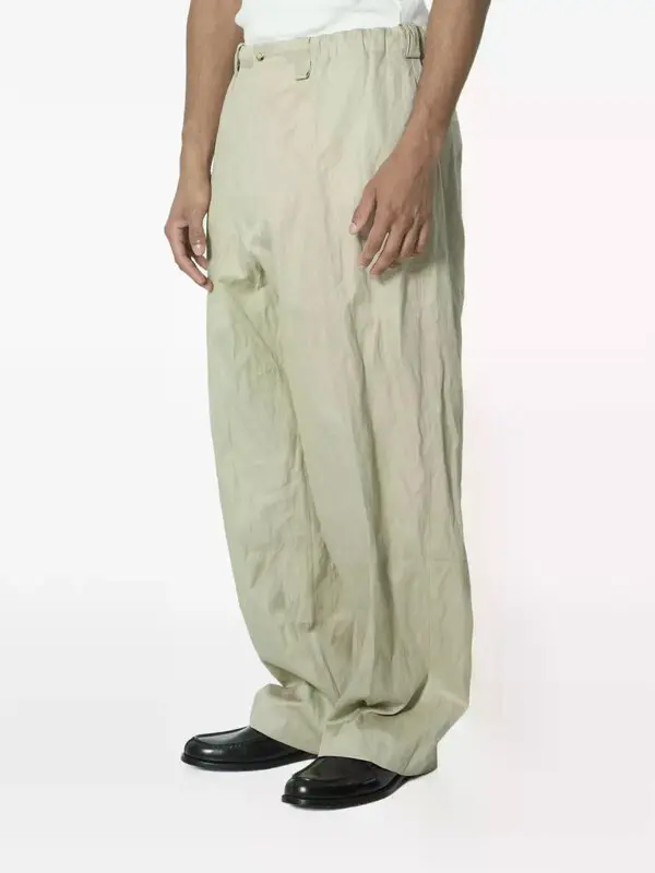 WILLY CHAVARRIA Toluca Wide-leg Cotton Trousers