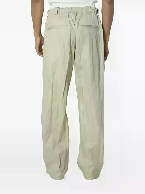 WILLY CHAVARRIA Toluca Wide-leg Cotton Trousers
