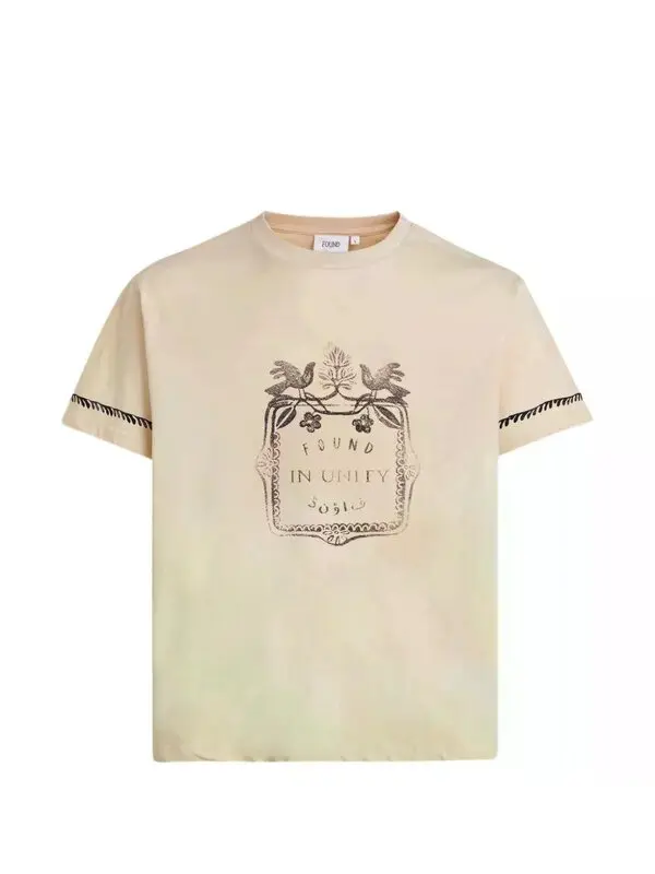 FOUND Printed Community T-shirt - Neutrals