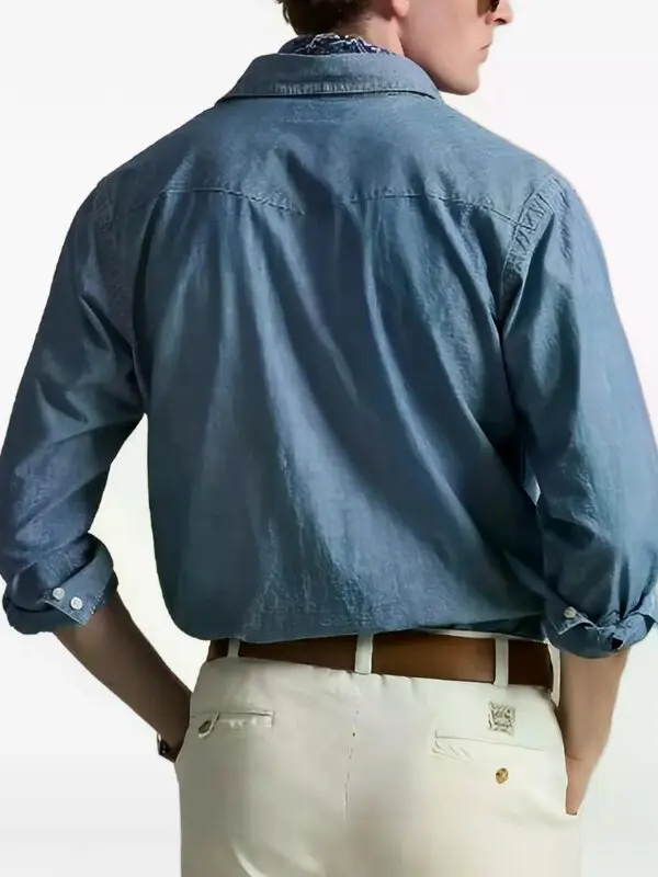 Polo Ralph Lauren Buttoned-pocket Denim Shirt