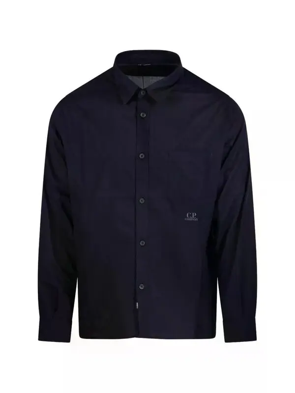 C.P. COMPANY Light Mussola Long Sleeve Button Shirt