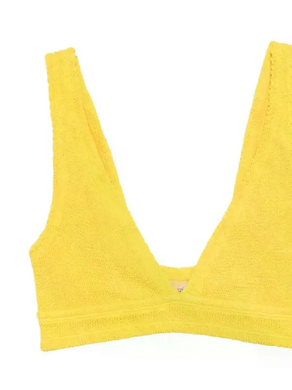 Hunza G Carla Crinkled Bikini - Yellow