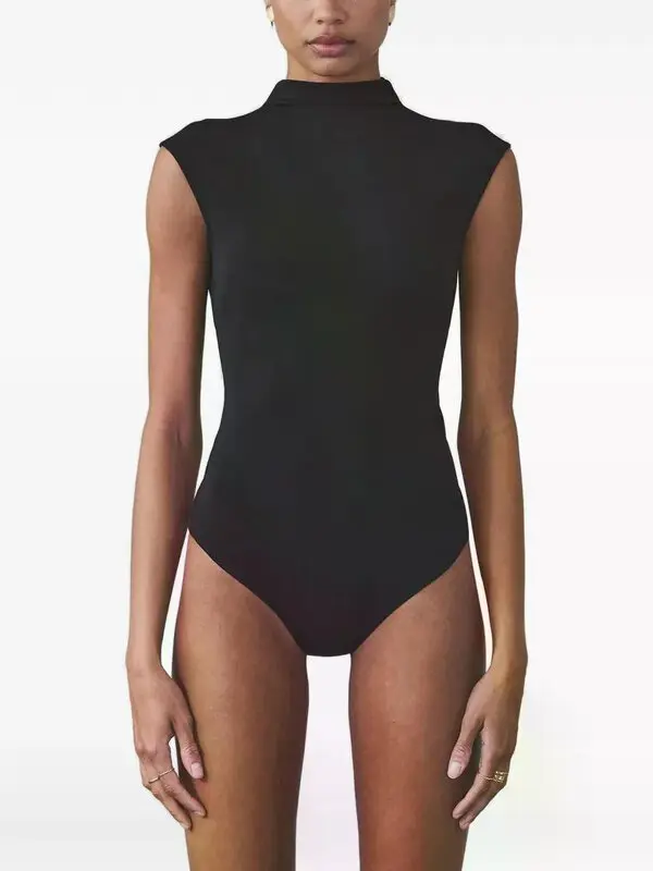 ARTEMIS DICIERO High-neck Bodysuit - Black