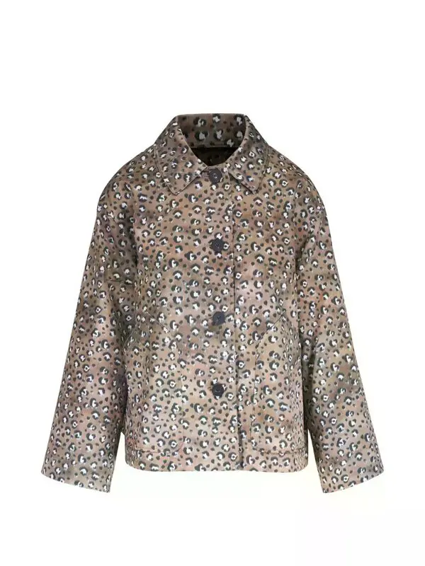 Lafayette 148 New York Leopard-print Jacket - Neutrals