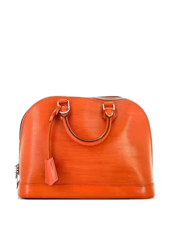 LOUIS VUITTON Alma Handbag Epi Leather Pm Satchel - Orange