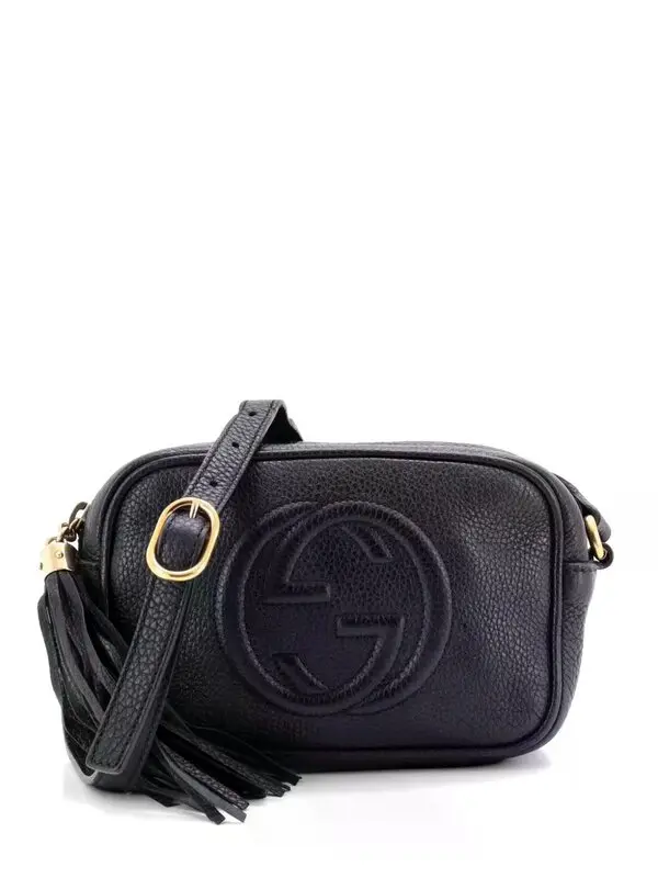 Gucci Soho Disco Leather Mini Crossbody Bag - Black