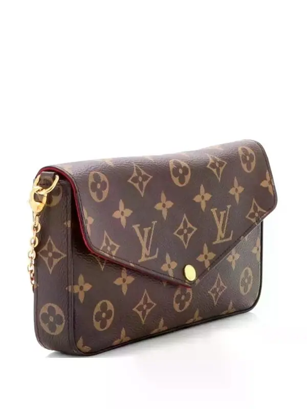 LOUIS VUITTON Felicie Pochette Monogram Canvas - Brown