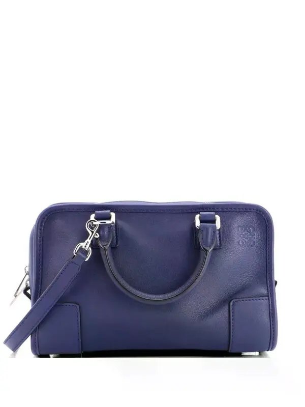 Loewe Amazona Leather Satchel 23 - Blue