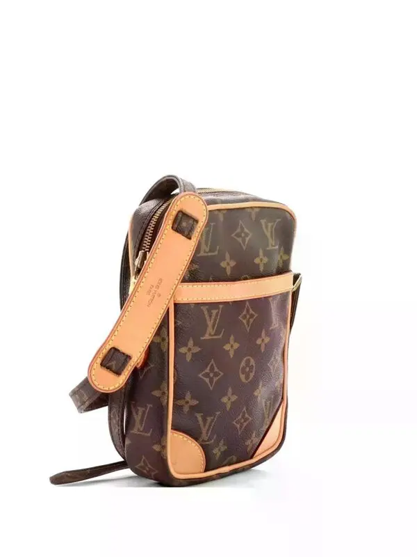 LOUIS VUITTON Danube Monogram Canvas Crossbody Bag - Brown