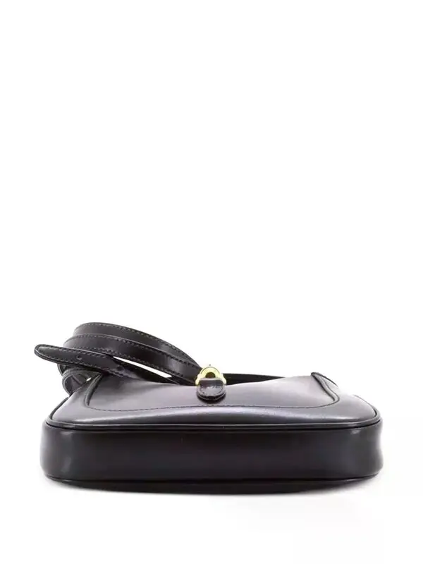 Gucci Jackie 1961 Leather Mini Hobo Bag - Black