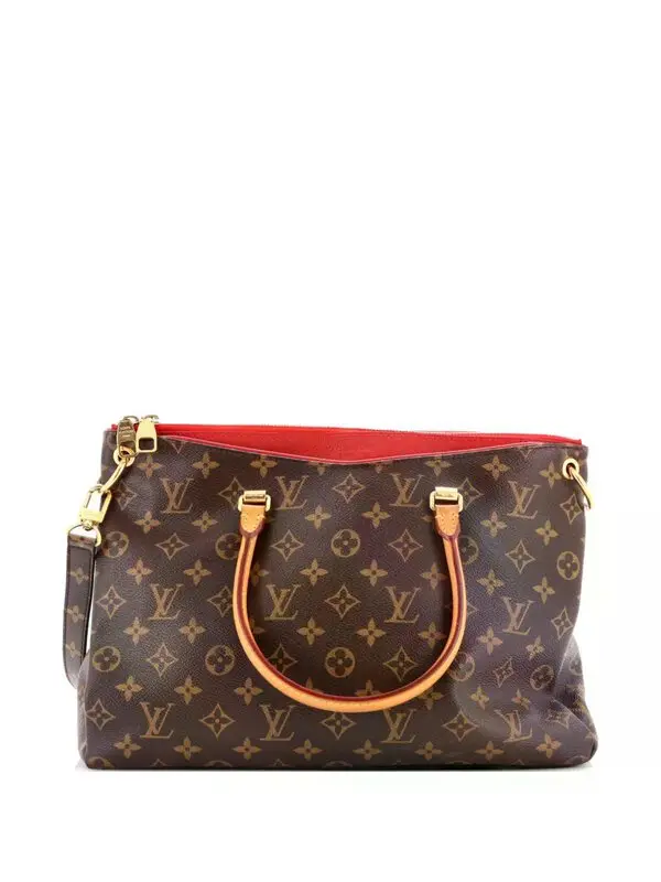 LOUIS VUITTON Pallas Tote Monogram Canvas - Brown
