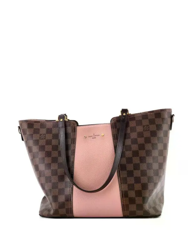 LOUIS VUITTON Jersey Handbag Damier - Brown