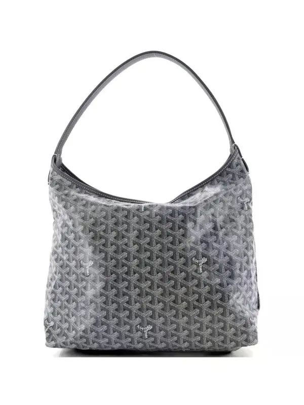 Goyard Boheme Coated Canvas Hobo Bag - Grey