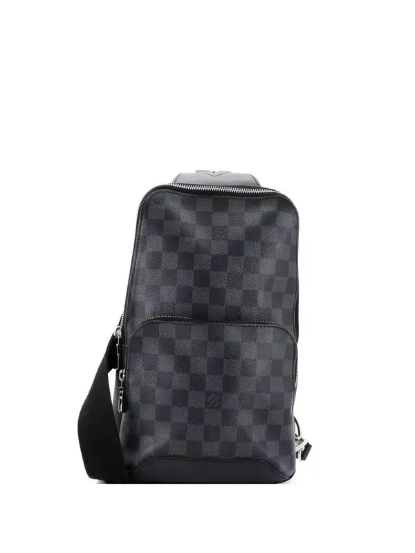 LOUIS VUITTON Avenue Sling Bag Damier Graphite - Black