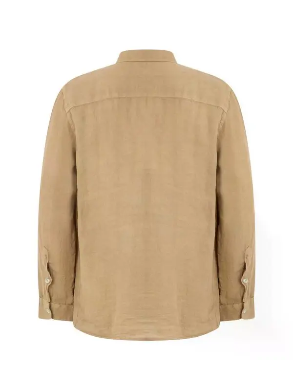 120% Lino Flap-pockets Linen Shirt